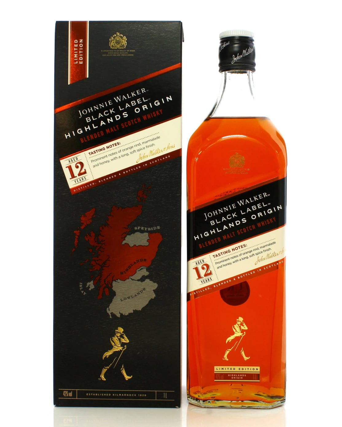 Johnnie Walker 12 Year Old Black Label Highlands Origin Limited Editio – The Bottle Club