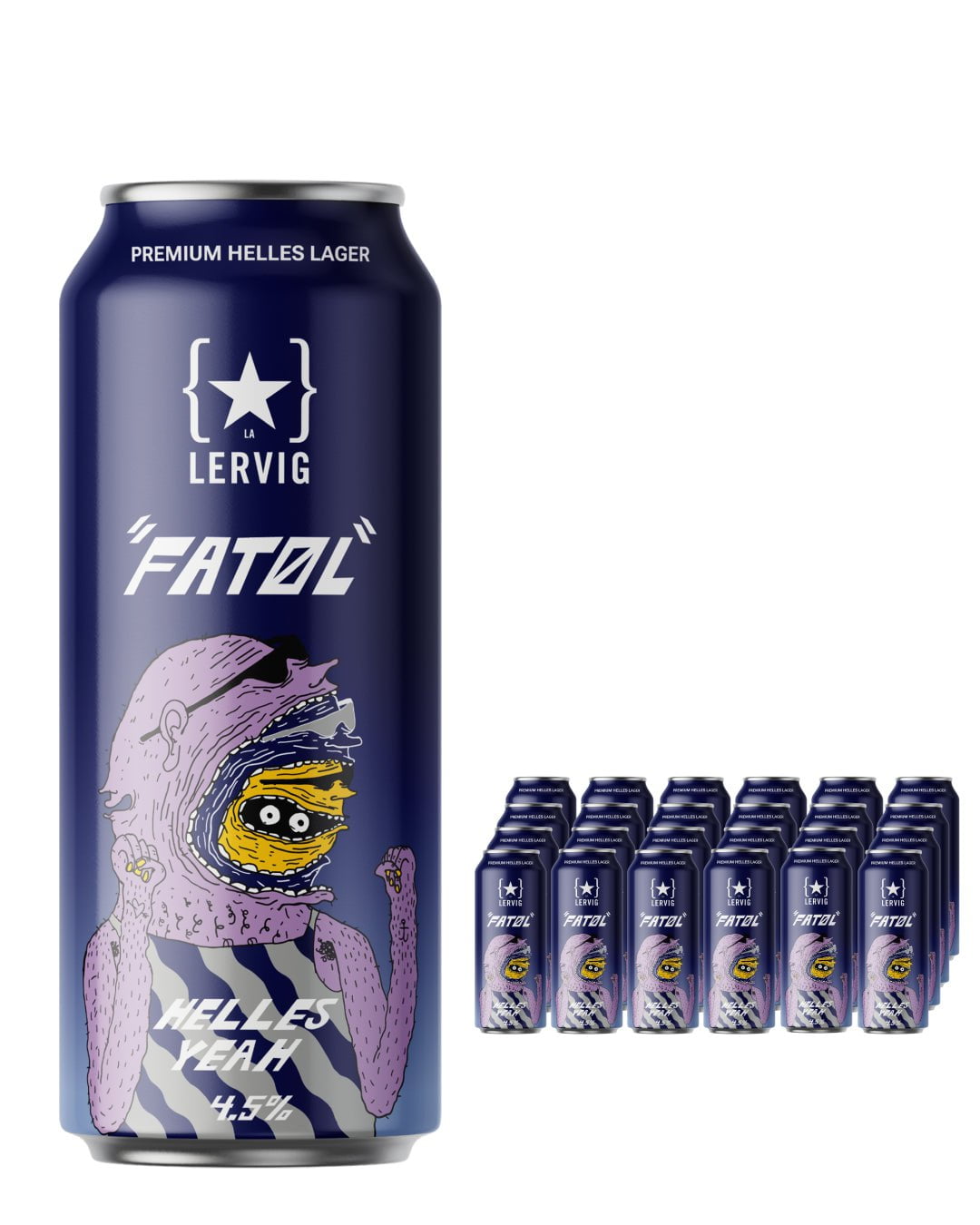 Lervig Helles Yeah Beer Can Multipack, 24 x 500 ml – The Bottle Club