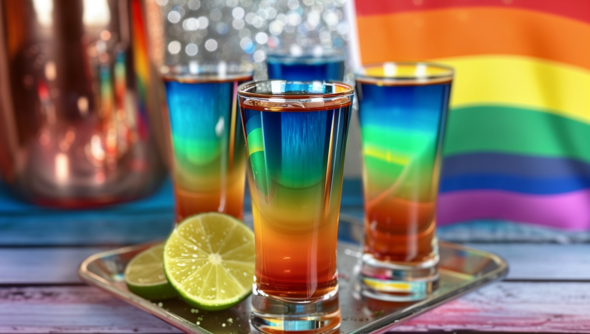 Pride Month Rainbow Shots Recipe – The Bottle Club