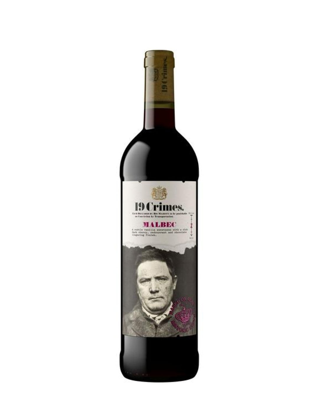 19 Crimes Malbec Red Wine, 75 cl – The Bottle Club