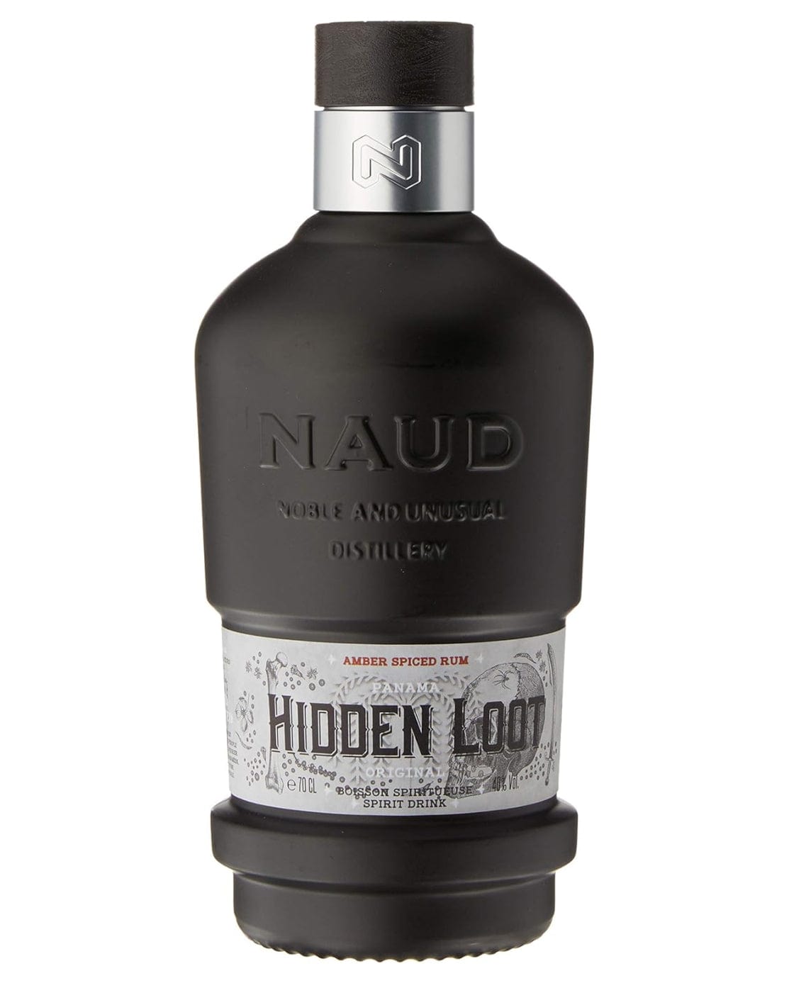 NAUD Hidden Loot Dark Reserve Premium Spiced Rum, 70 cl – The Bottle Club