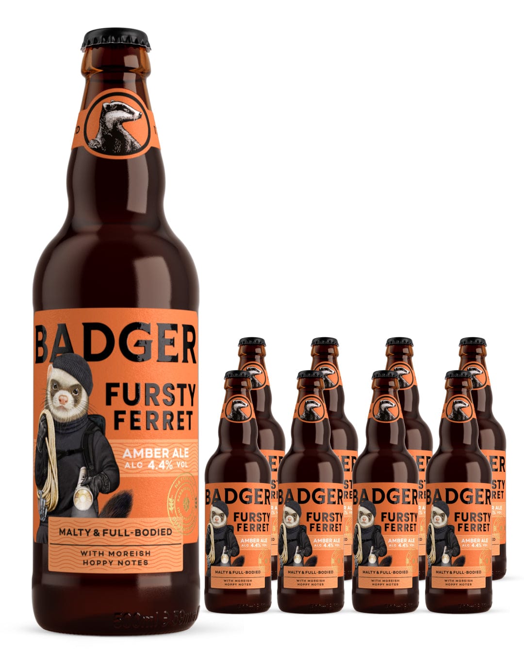 Badger Fursty Ferret Amber Ale Multipack, 8 x 500 ml – The Bottle Club