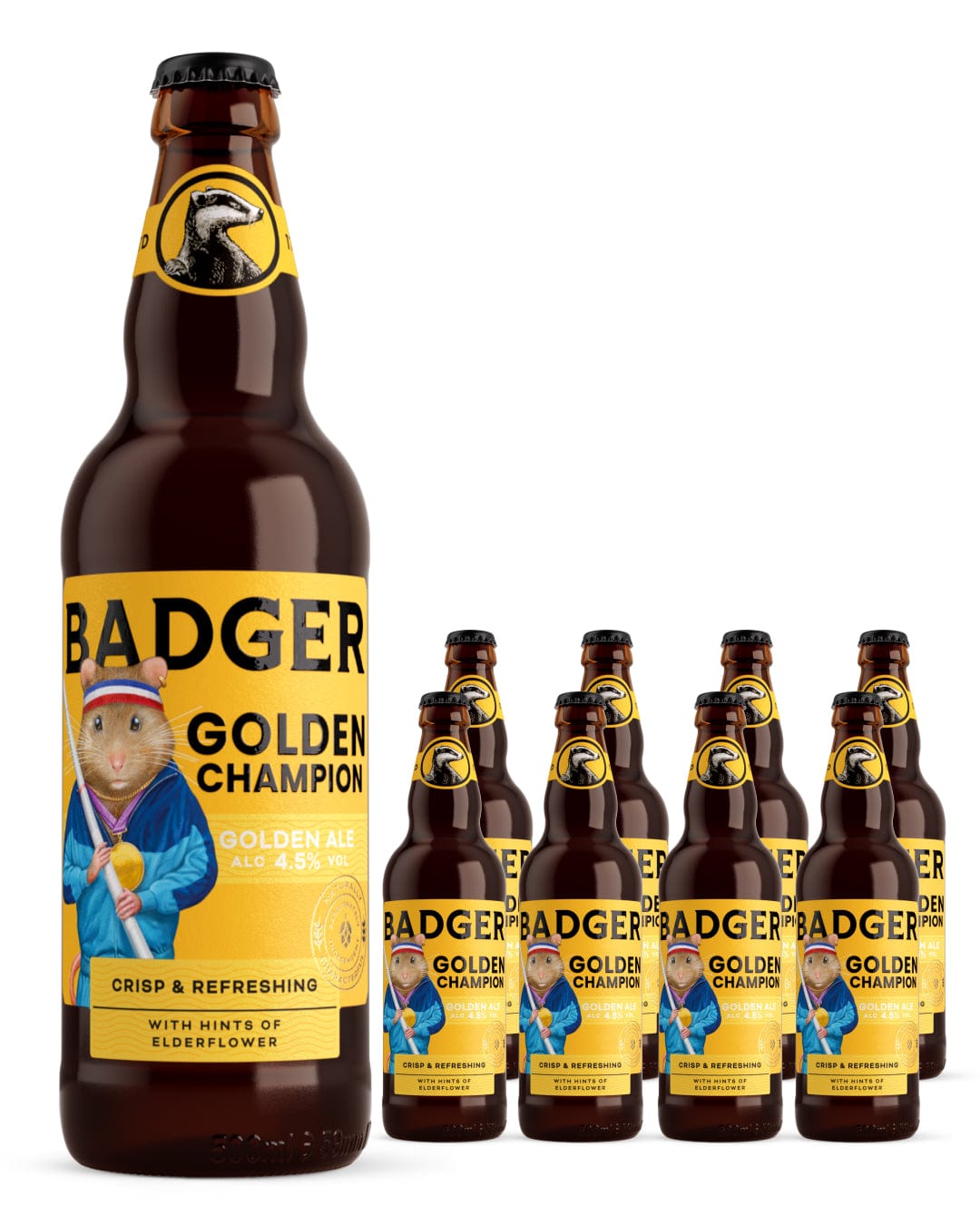 Badger Golden Champion Golden Ale Multipack, 8 x 500 ml – The Bottle Club