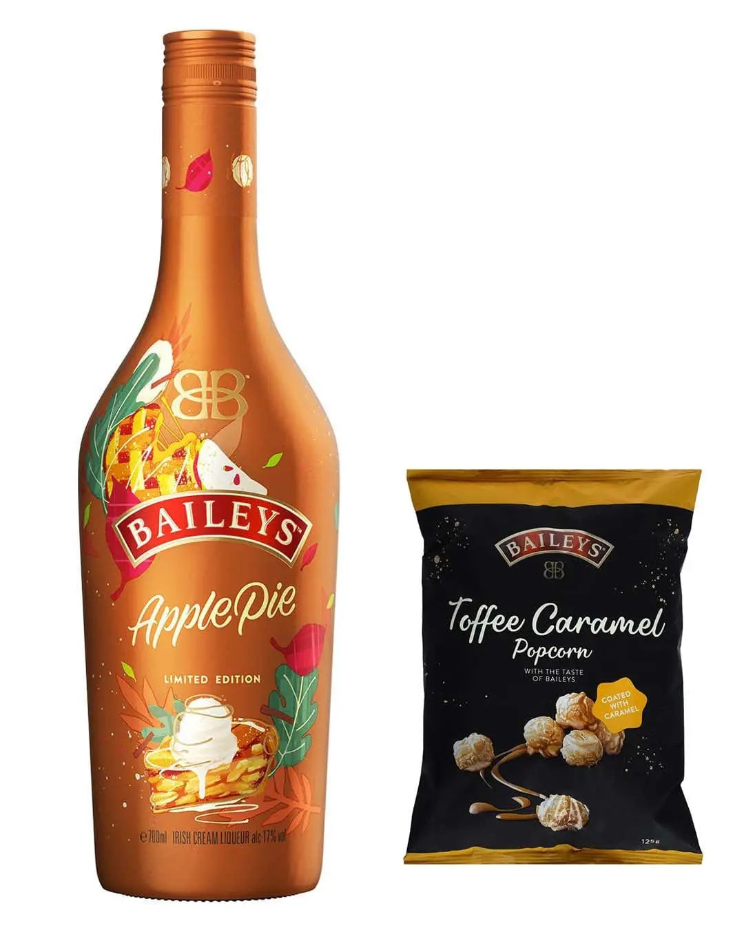 Baileys Apple Pie & Baileys Toffee Caramel Popcorn Bundle, 70 cl – The ...