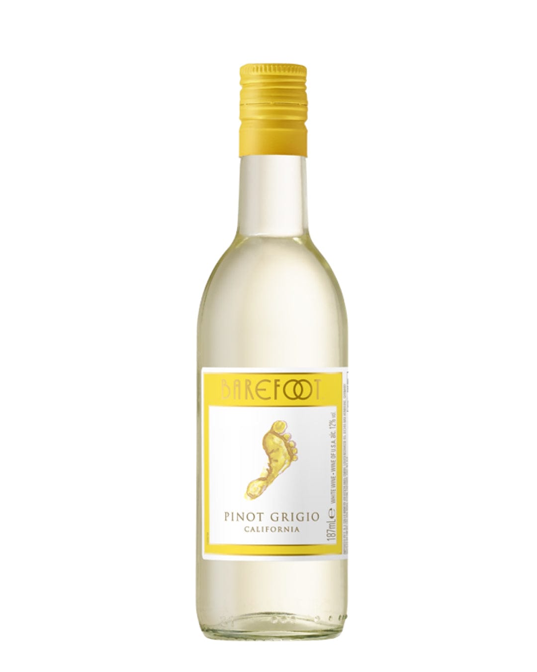 Barefoot Pinot Grigio Miniture, 187 ml – The Bottle Club