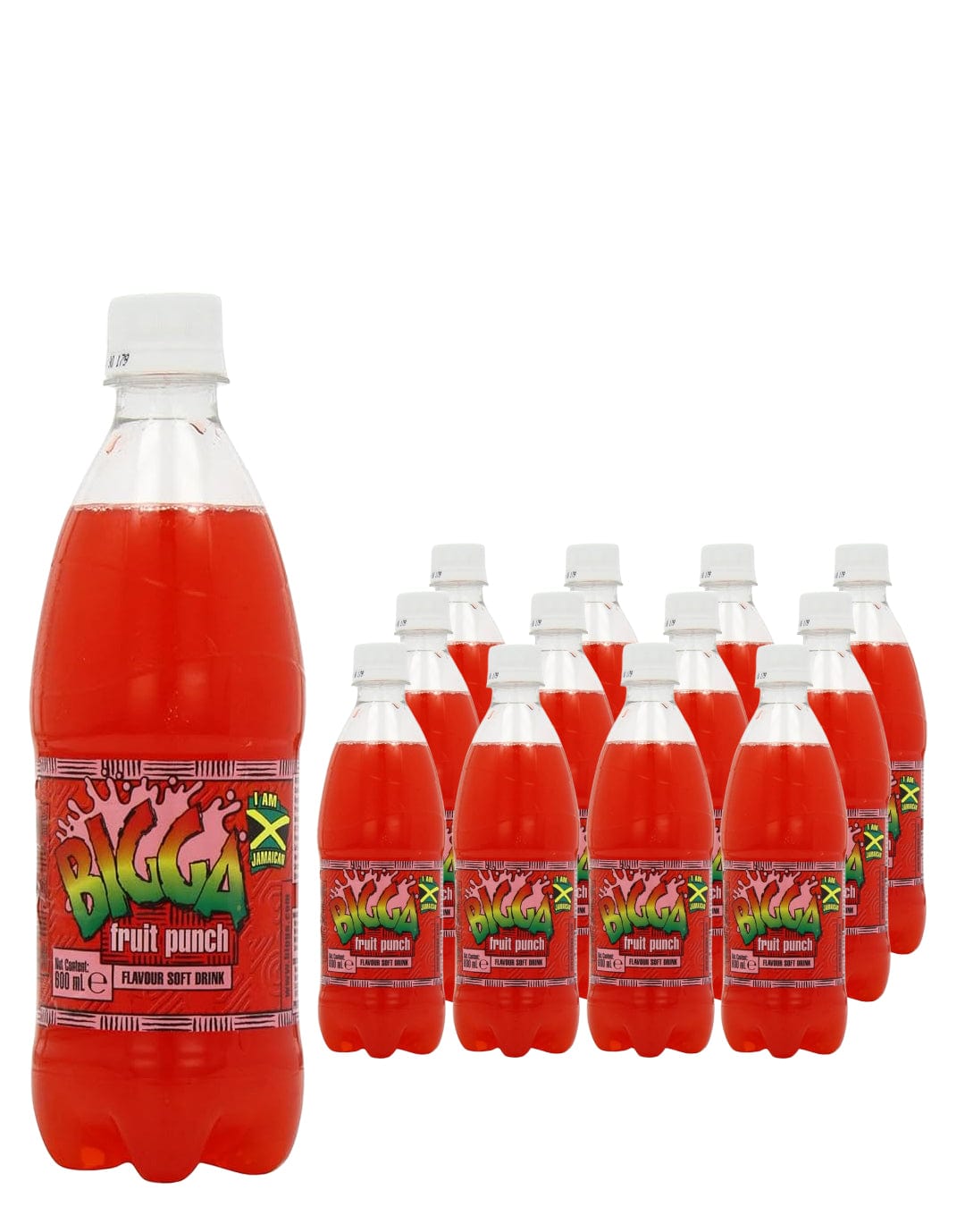 Bigga Fruit Punch Flavoured Soft Drink Multipack, 12 x 600 ml – The ...
