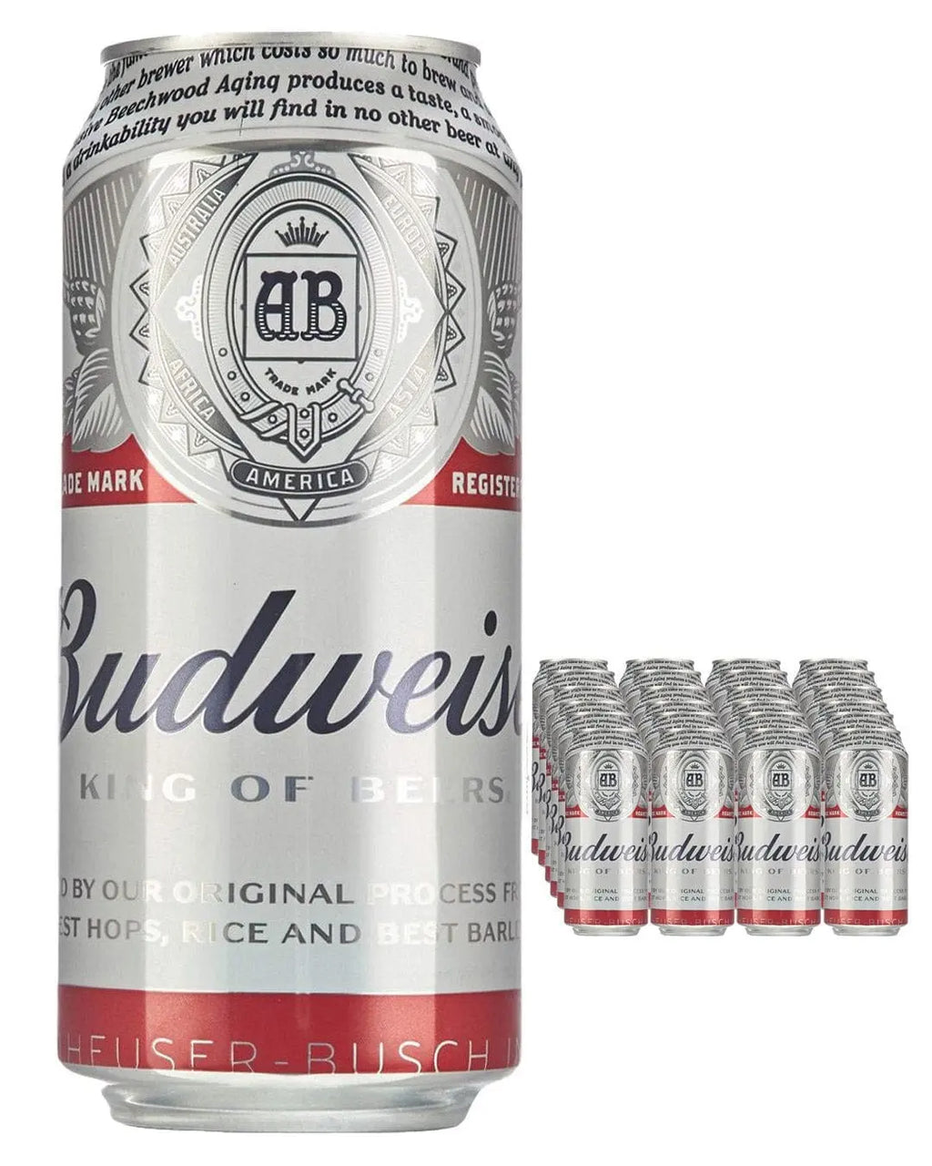 Budweiser Beer Can Budweiser Cans Beer 500ml X 24 : Amazon.co.uk: