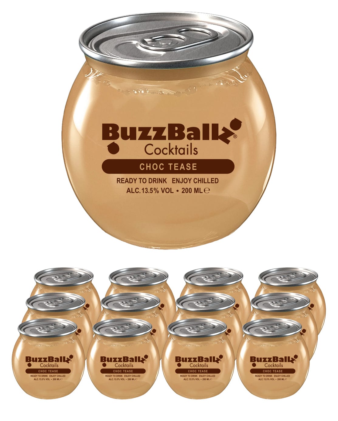 BuzzBallz Choc Tease Cocktail Multipack, 12 x 200 ml – The Bottle Club