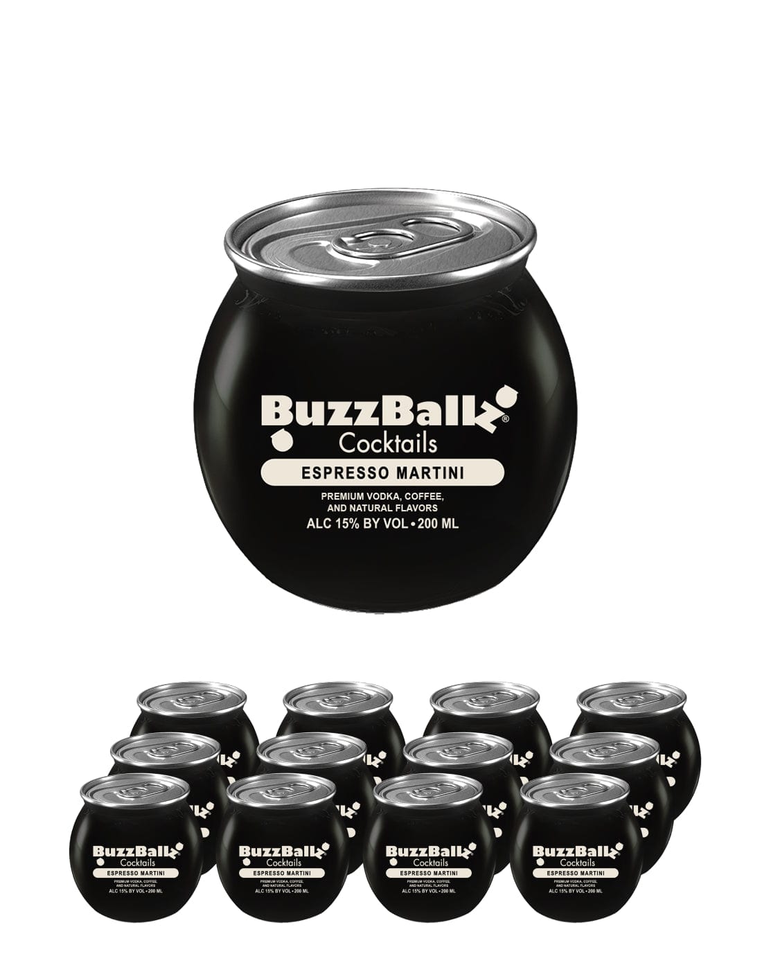 BuzzBallz Espresso Martini Cocktail Multipack, 12 x 200 ml – The Bottle ...