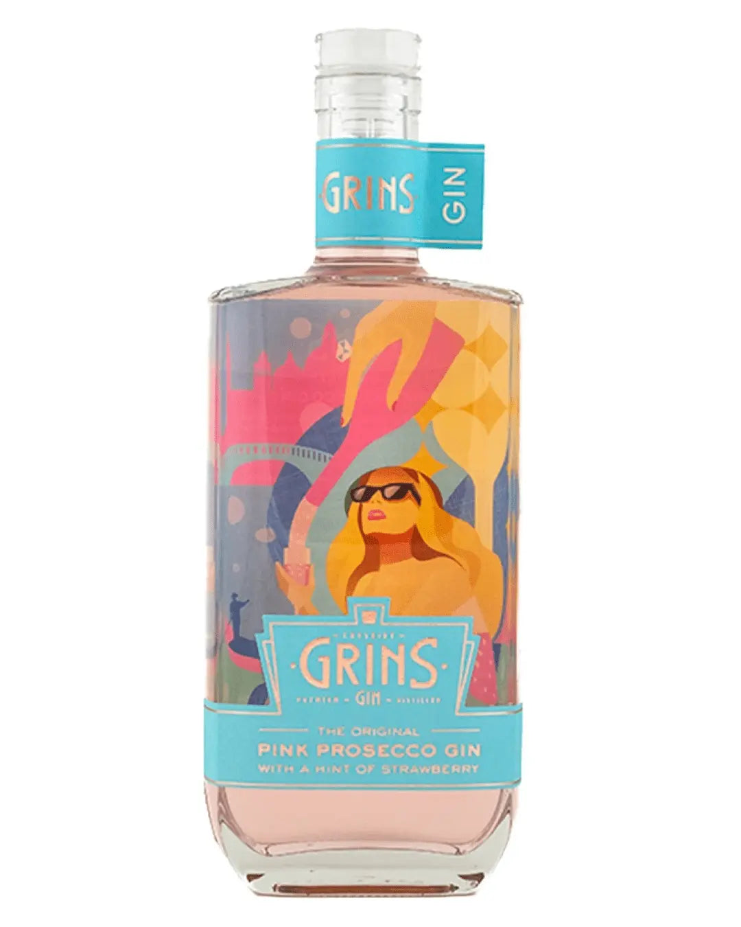 Buy Cheshire Grins Pink Prosecco Gin, 70cl Online | The Bottle Club