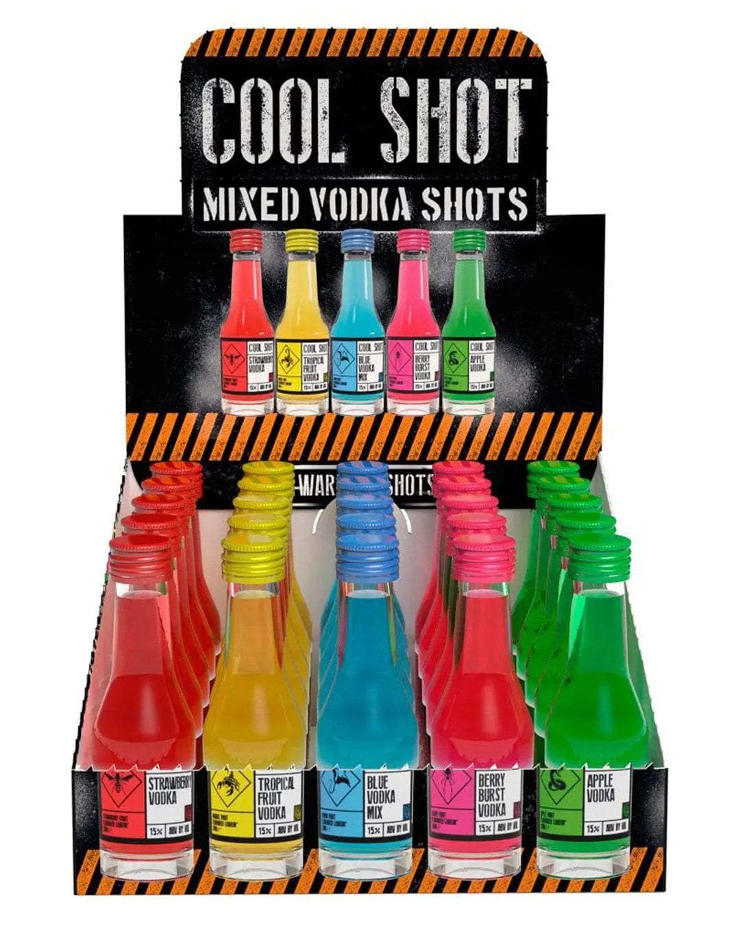Cool Shot Mixed Vodka Shots, 25 x 20 ml – The Bottle Club