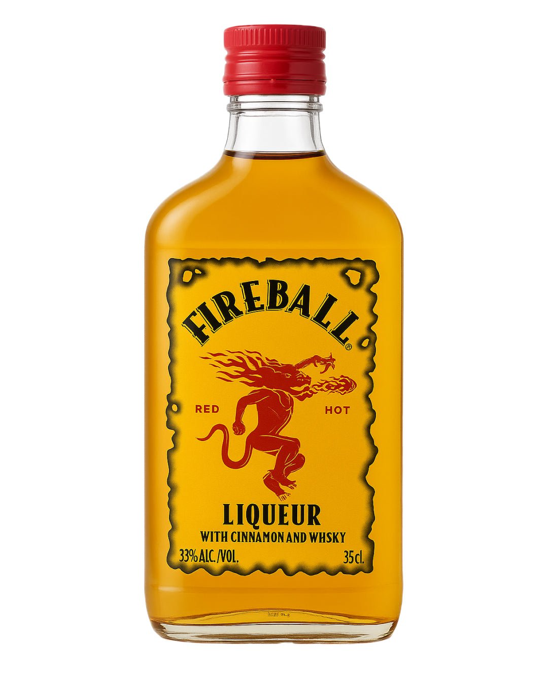 Fireball Cinnamon Whisky Liqueur, 35 cl – The Bottle Club