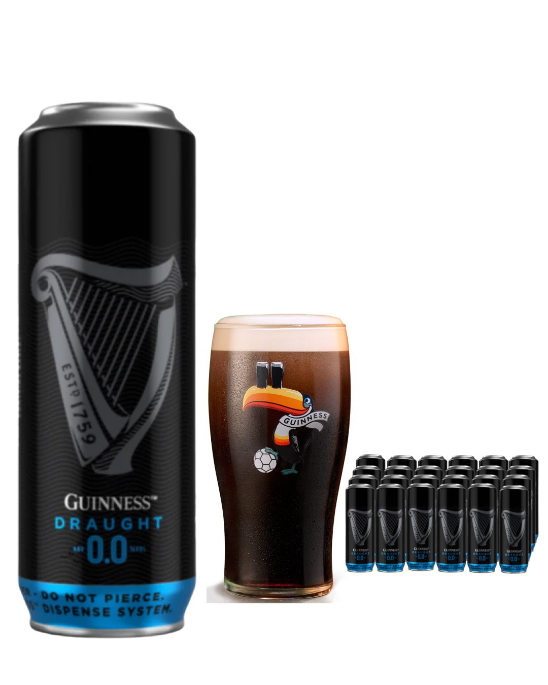 Guinness Alcohol Free Micro Draught Can Multipack, 24 x 558 ml – The ...