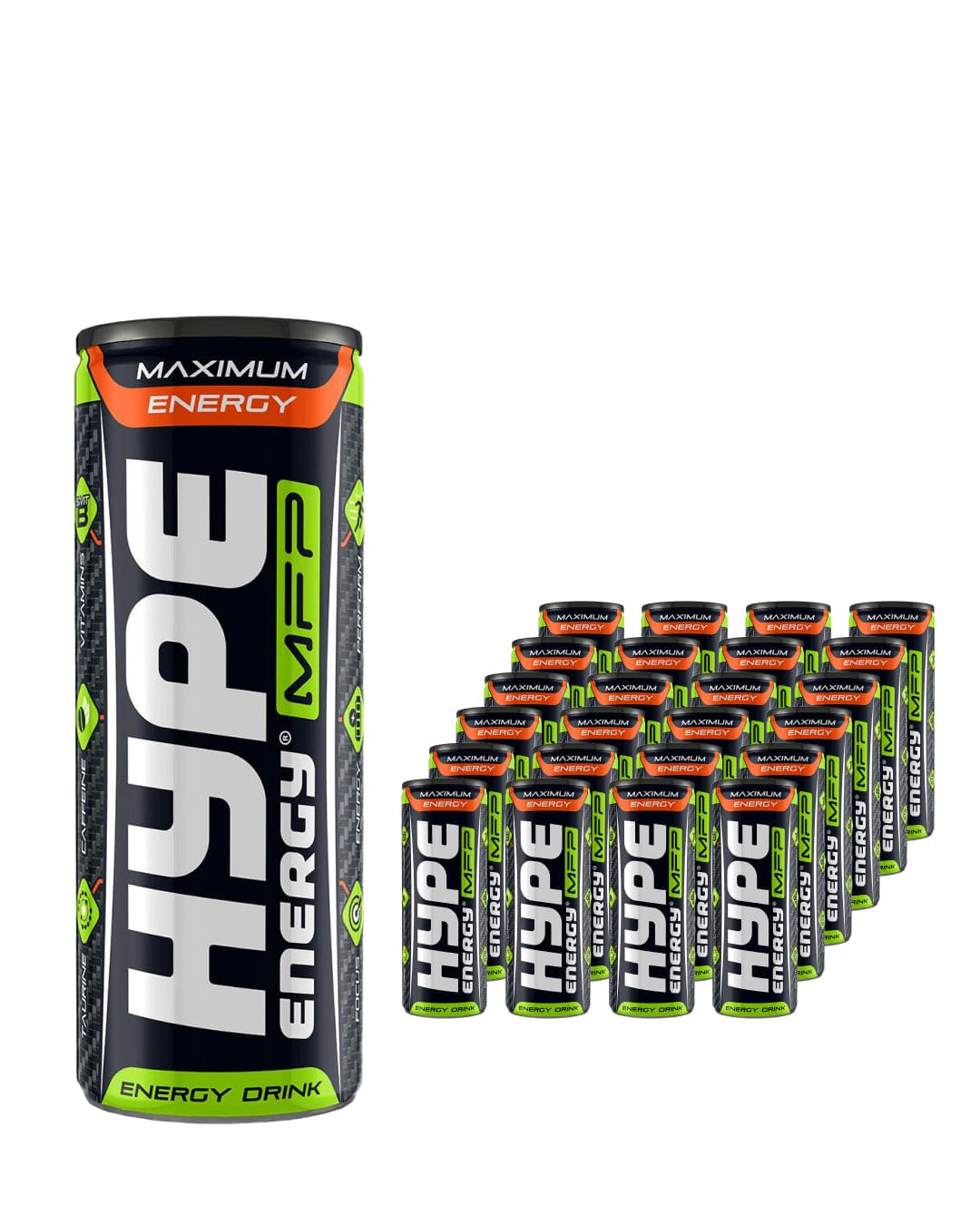 Hype Buzz MFP Maximum Energy Drink Multipack, 24 x 250 ml – The Bottle Club