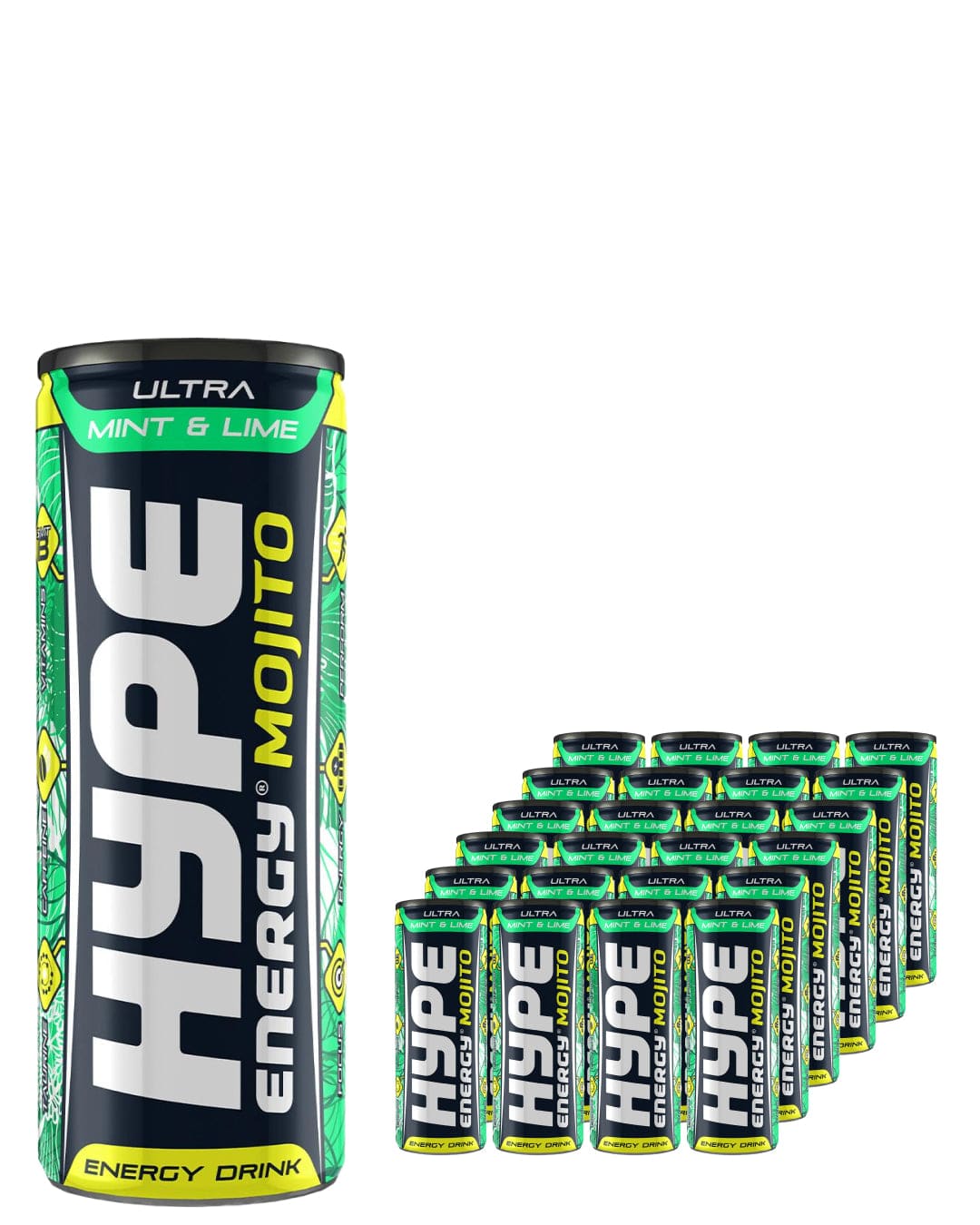 Hype Mojito Ultra Mint & Lime Energy Drink Multipack, 24 x 250 ml – The ...
