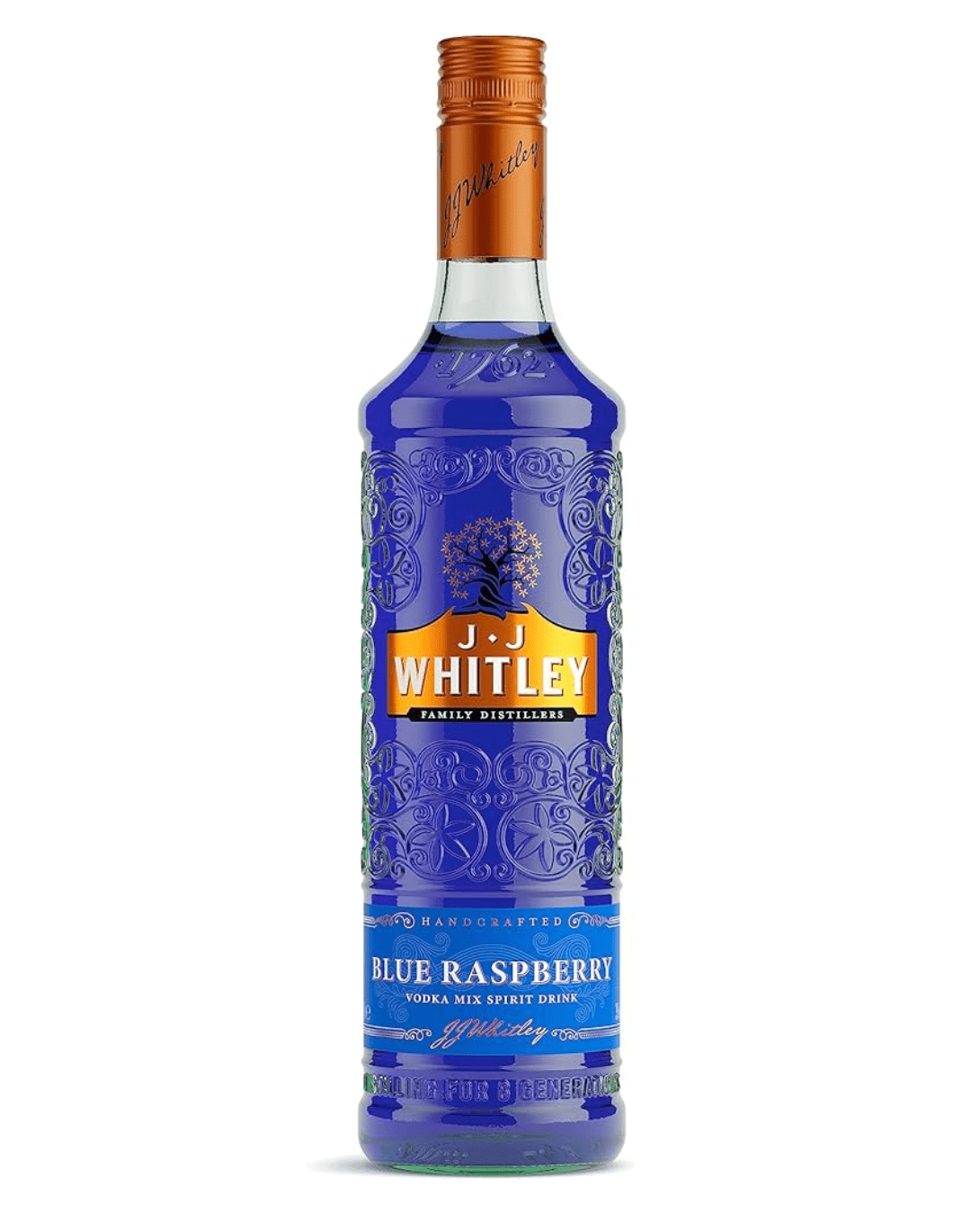 J.J. Whitley Artisinal Blue Raspberry Vodka, 70 cl – The Bottle Club