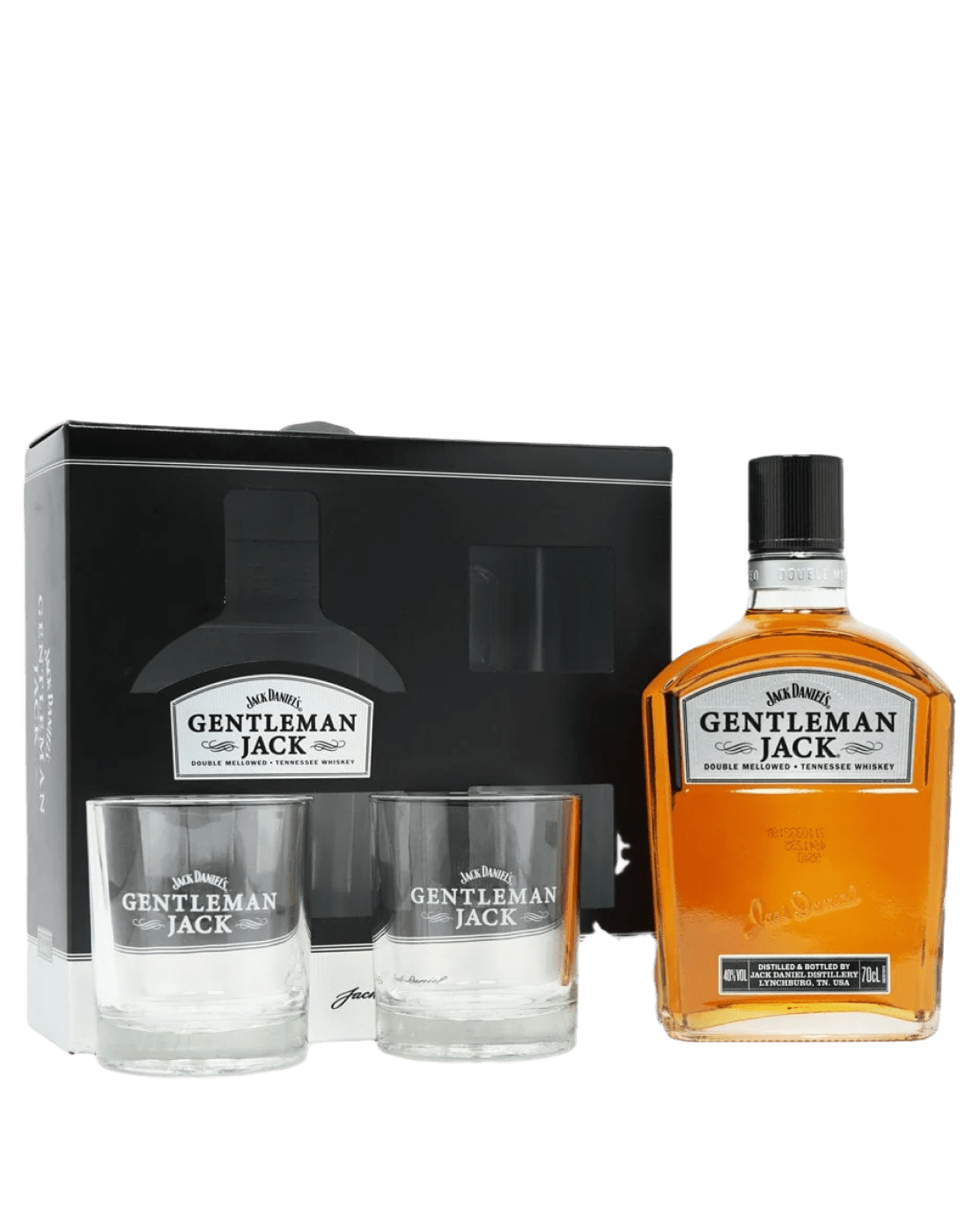 Jack Daniel's Gentleman Jack Whiskey Gift Set, 70 cl – The Bottle Club