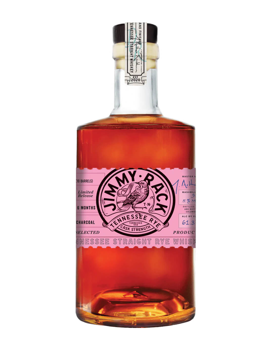 Jimmy Rack Straight Cask Strength Rye Whiskey, 70 cl – The Bottle Club