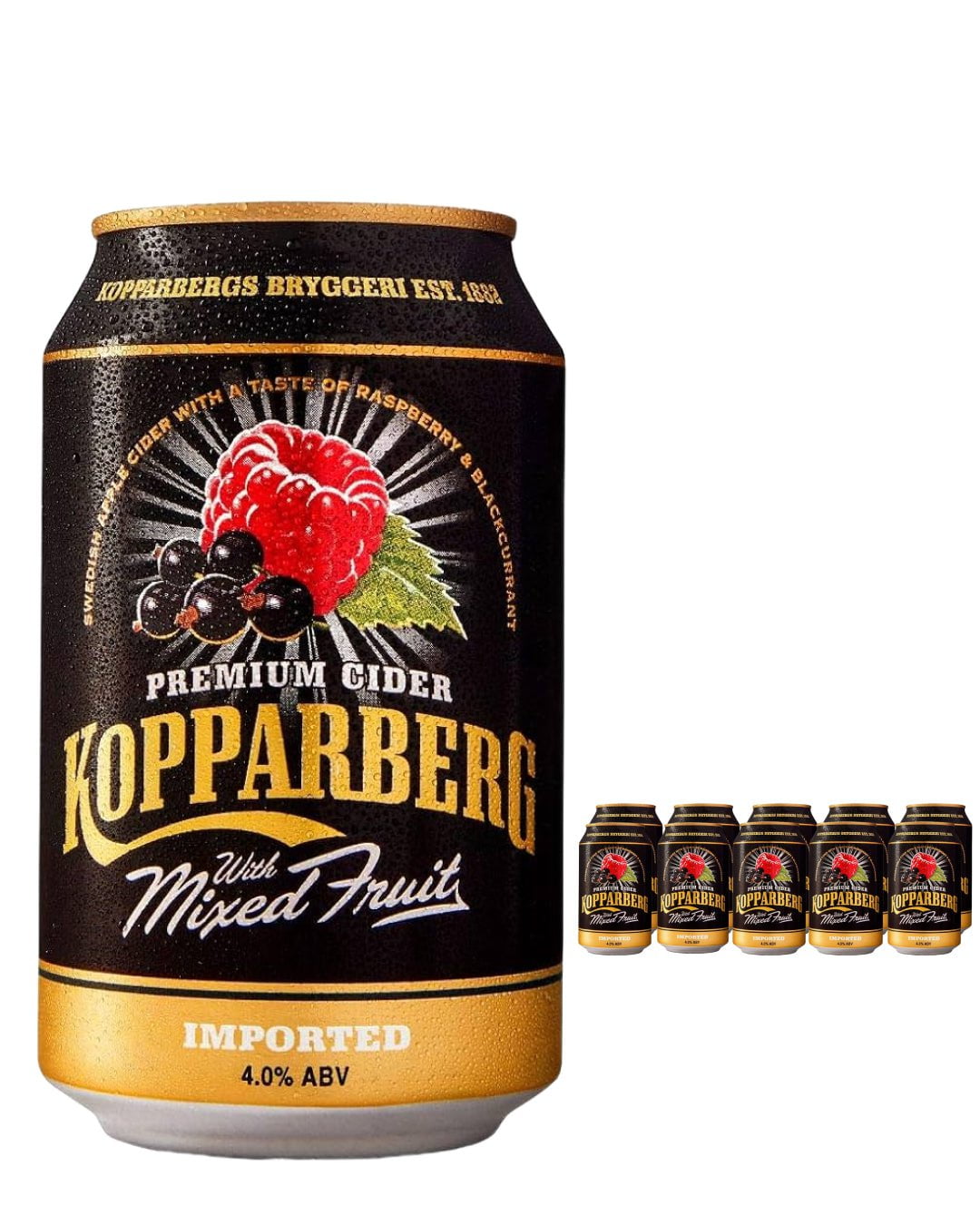 Kopparberg Mixed Fruit Cider Cans Multipack, 10 x 330 ml – The Bottle Club