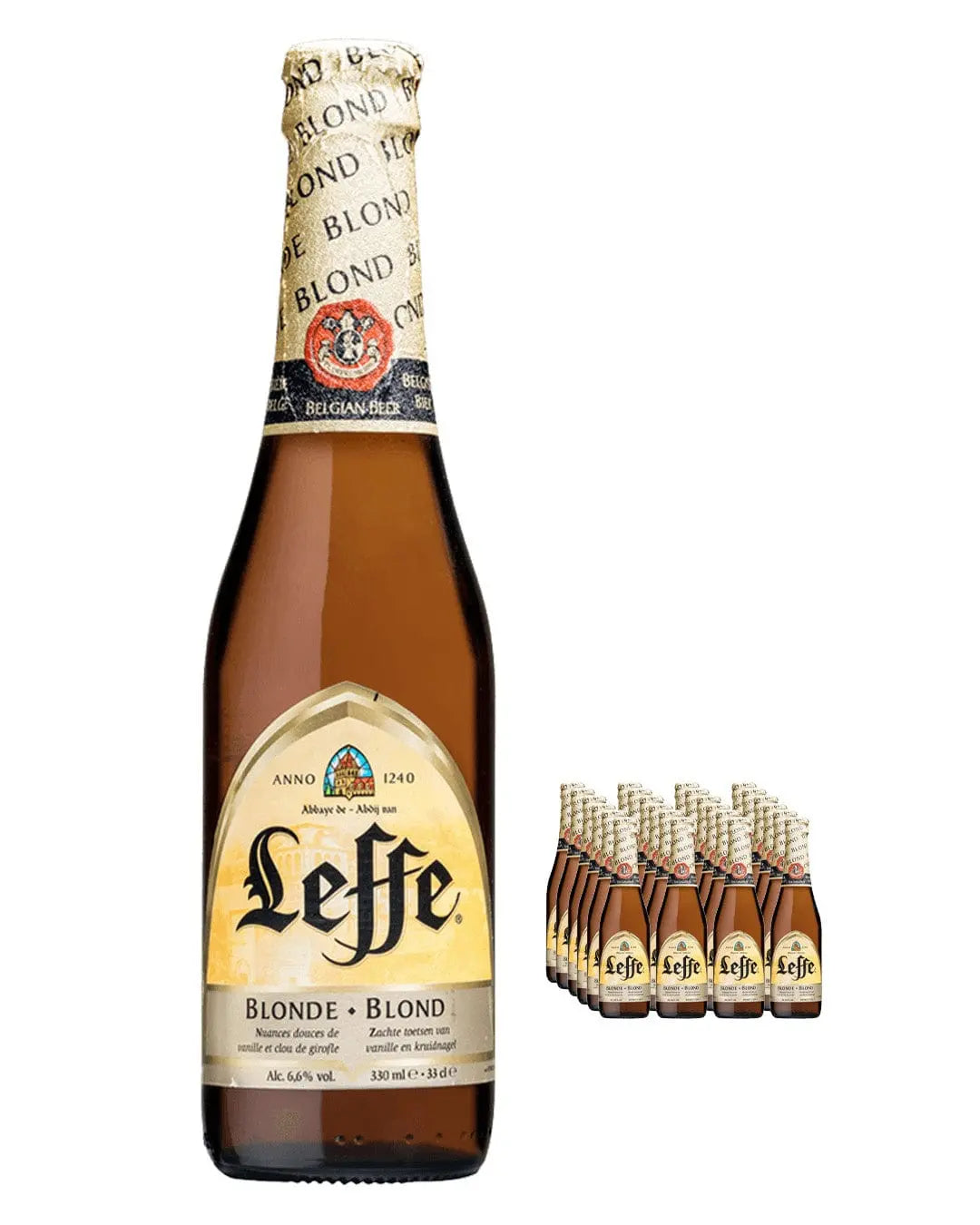 Leffe Blonde Beer Multipack, 24 x 330 ml – The Bottle Club