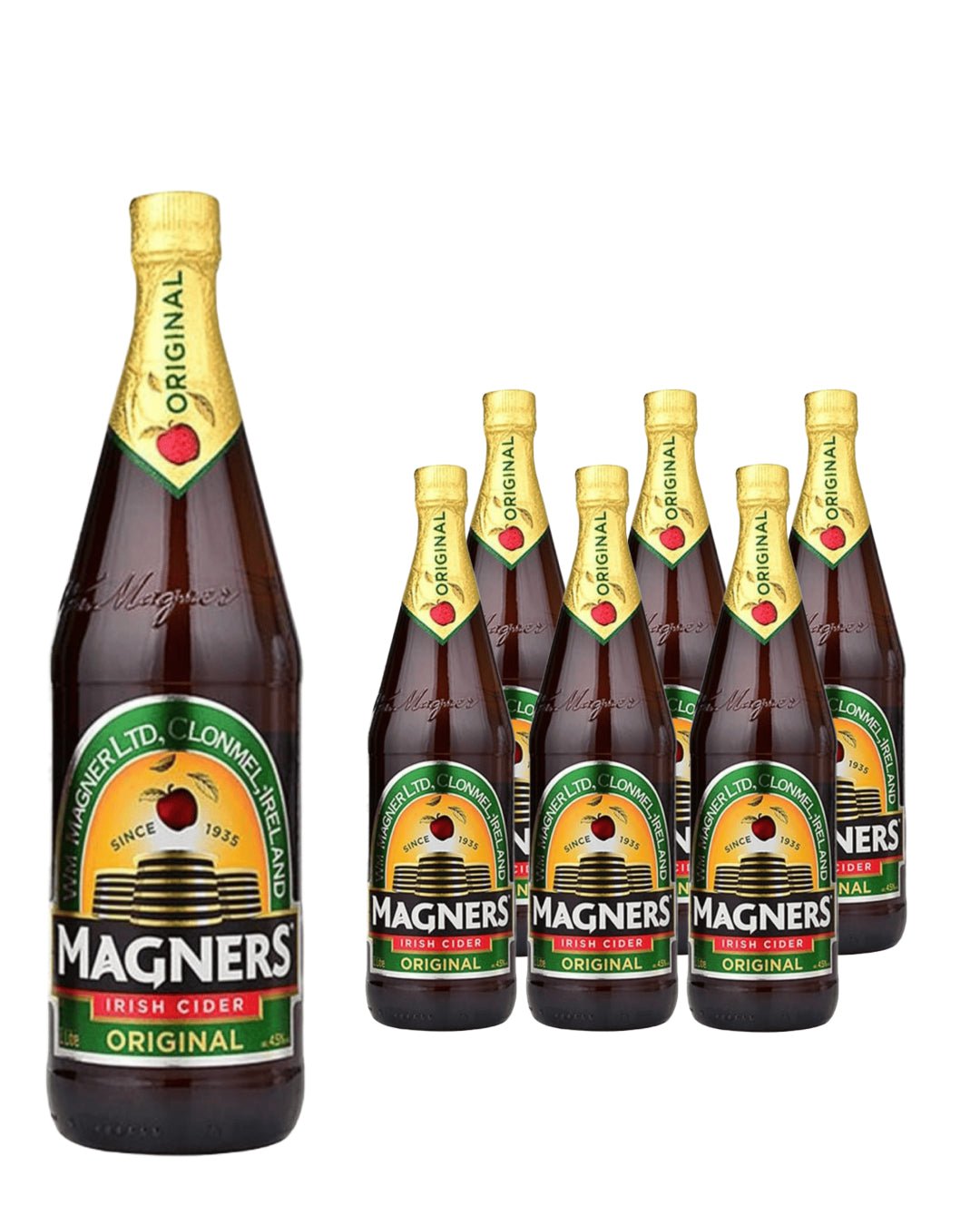 Magners Original Irish Cider Bottle Multipack, 6 x 1 L – The Bottle Club