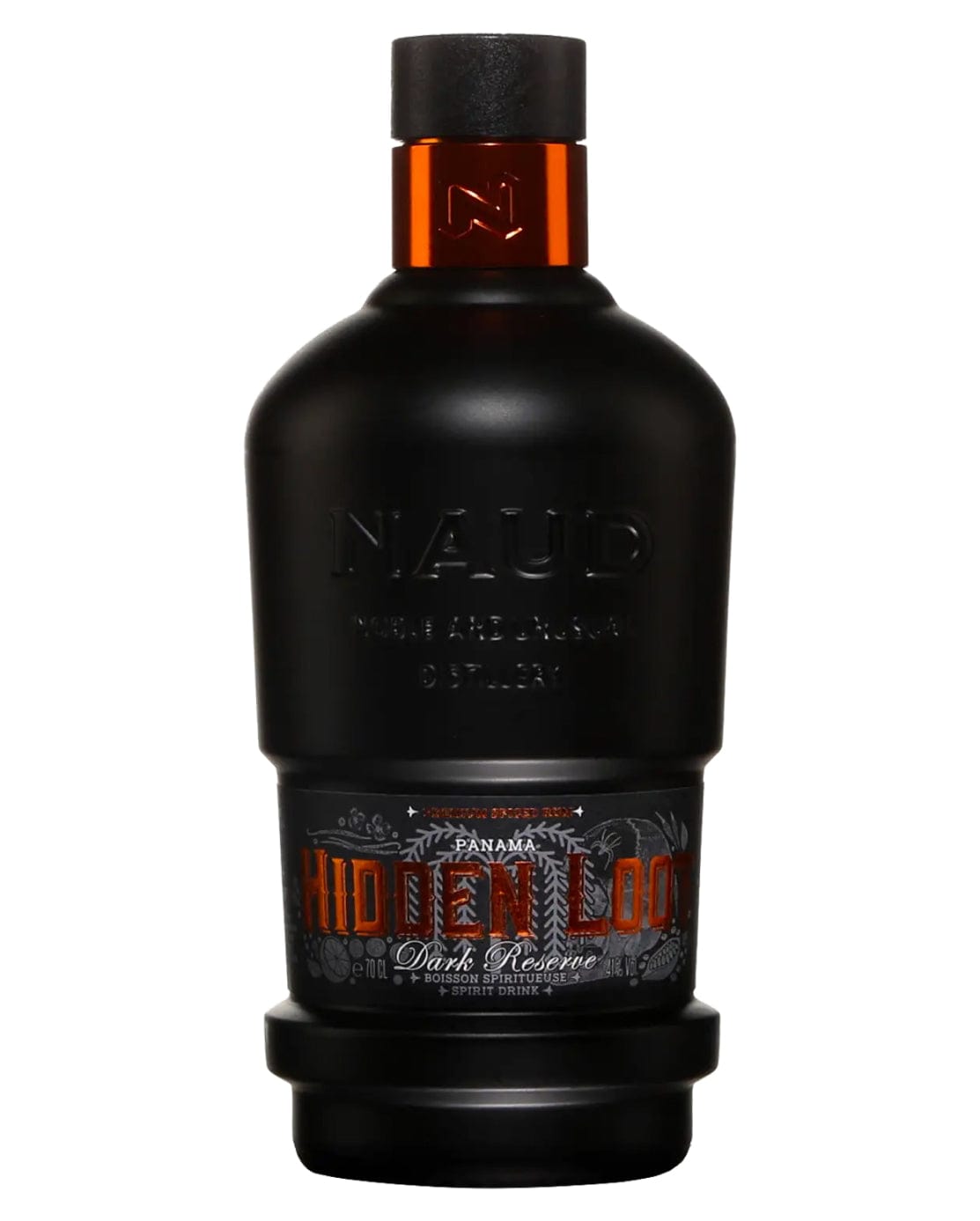 NAUD Hidden Loot Dark Reserve Premium Spiced Rum, 70 cl – The Bottle Club