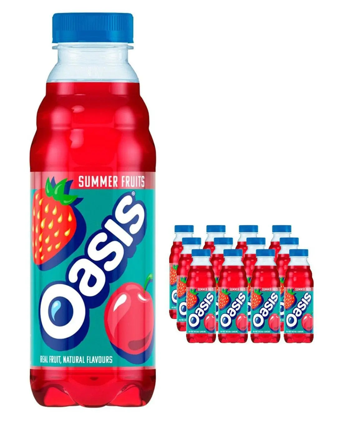 Buy Oasis Summer Fruits Plastic Bottle Multipack, 12 x 500 ml BBE 31/03 ...