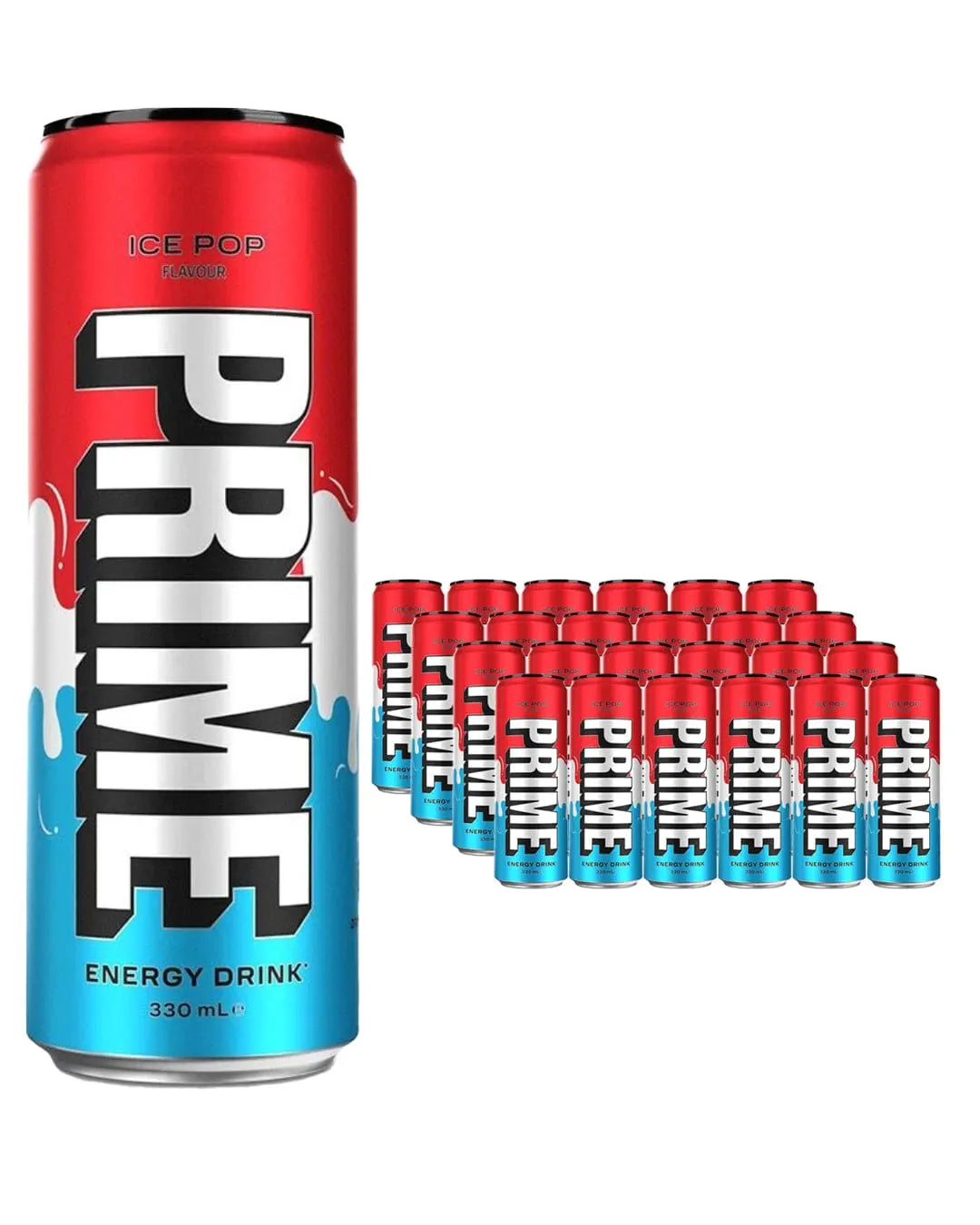 Prime Ice Pop Energy Drink Multipack, 24 x 330 ml – The Bottle Club