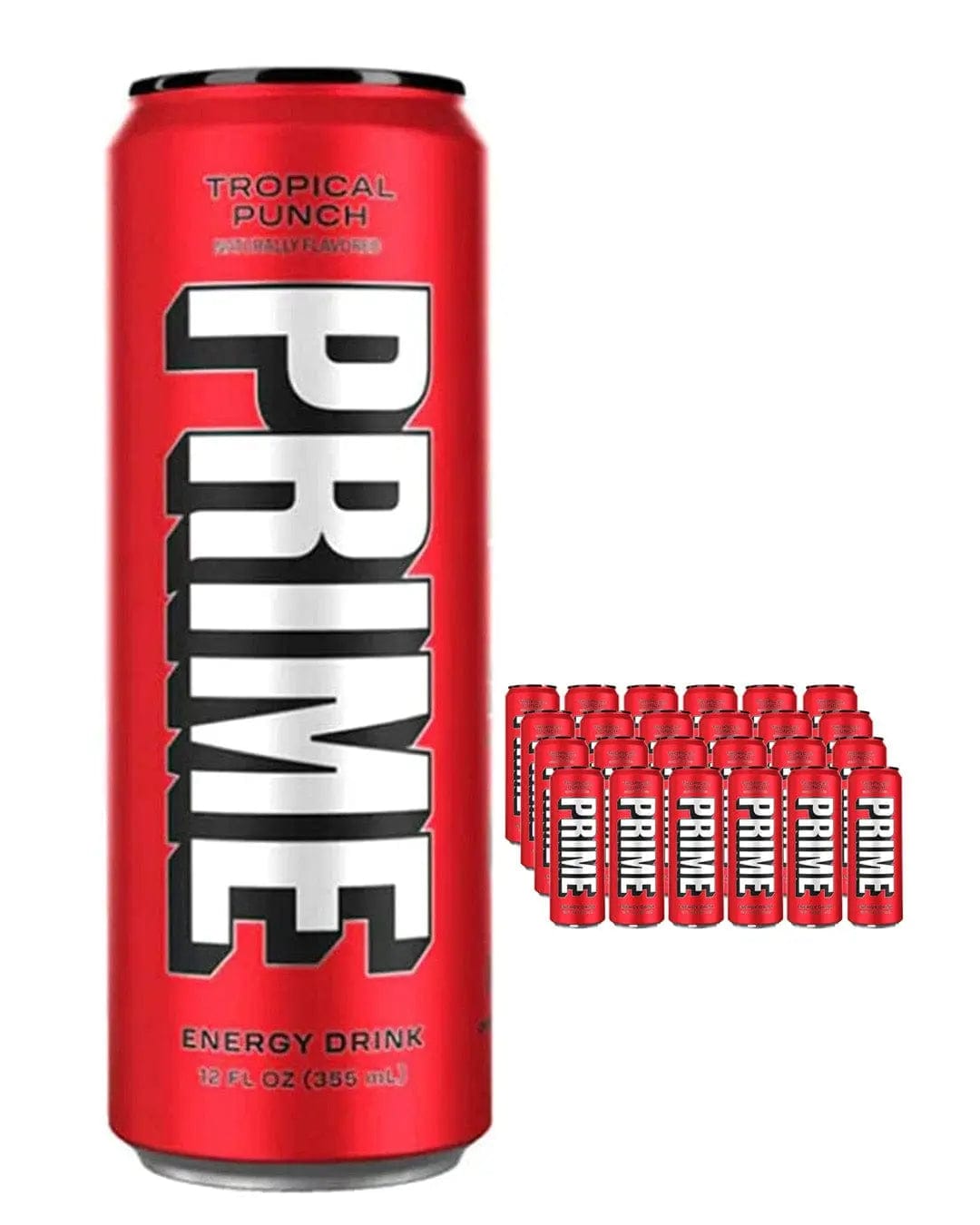 Prime Tropical Punch Energy Drink Multipack, 24 x 355 ml – The Bottle Club