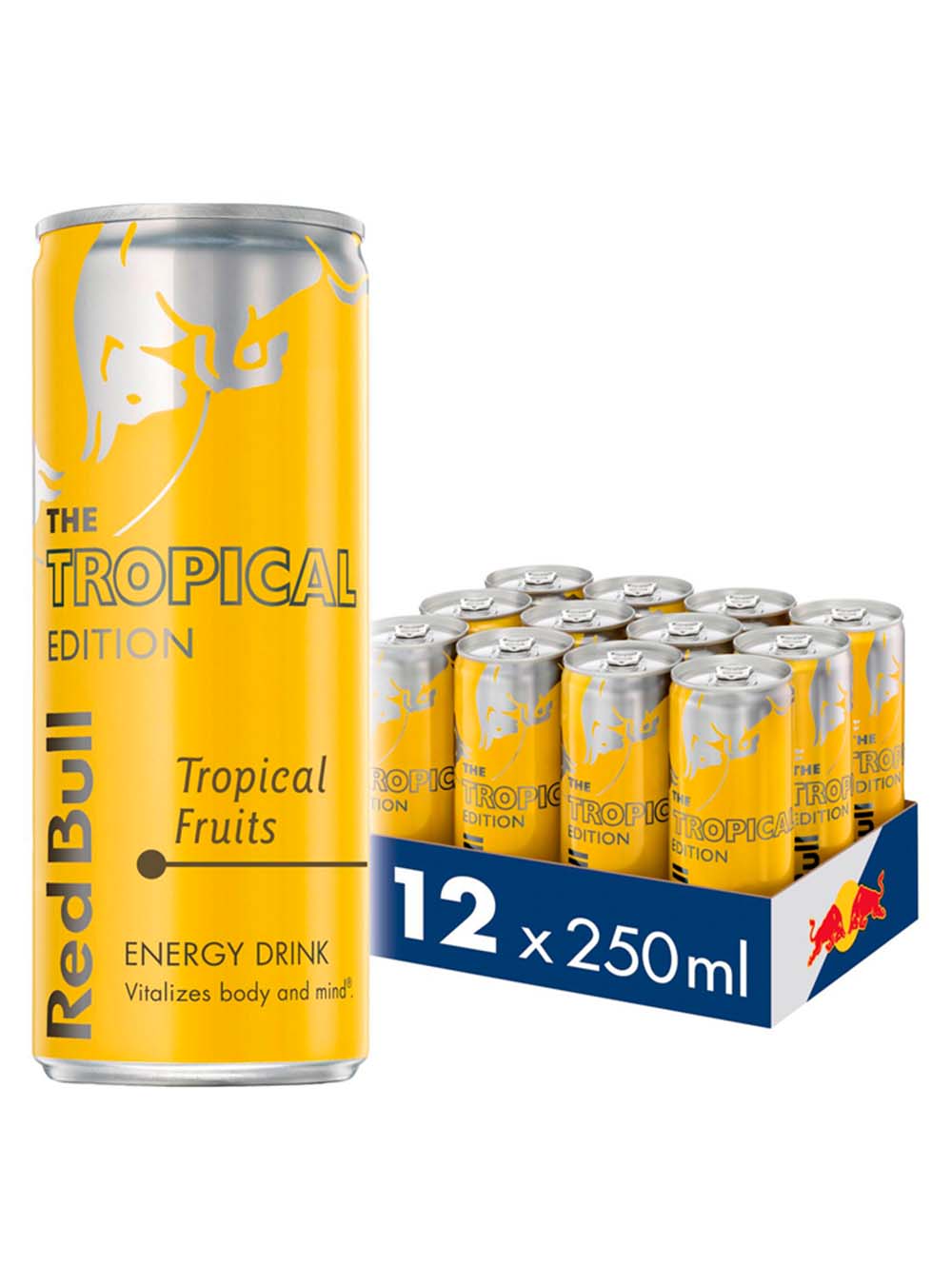 Red Bull The Tropical Edition Energy Drink Multipack, 12 x 250 ml – The ...