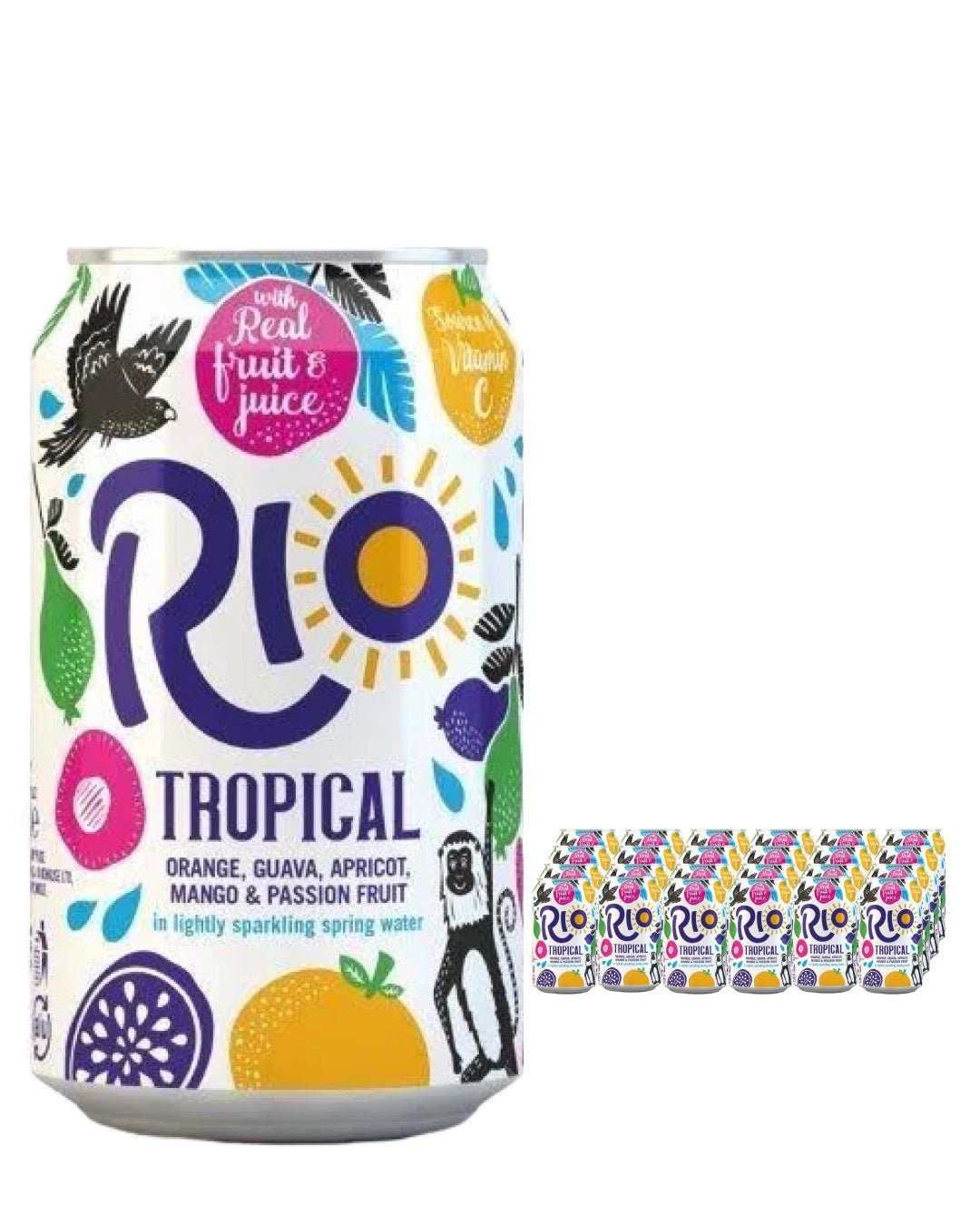 Rio Tropical Fruit Juice Drink Multipack, 24 x 330 ml – The Bottle Club
