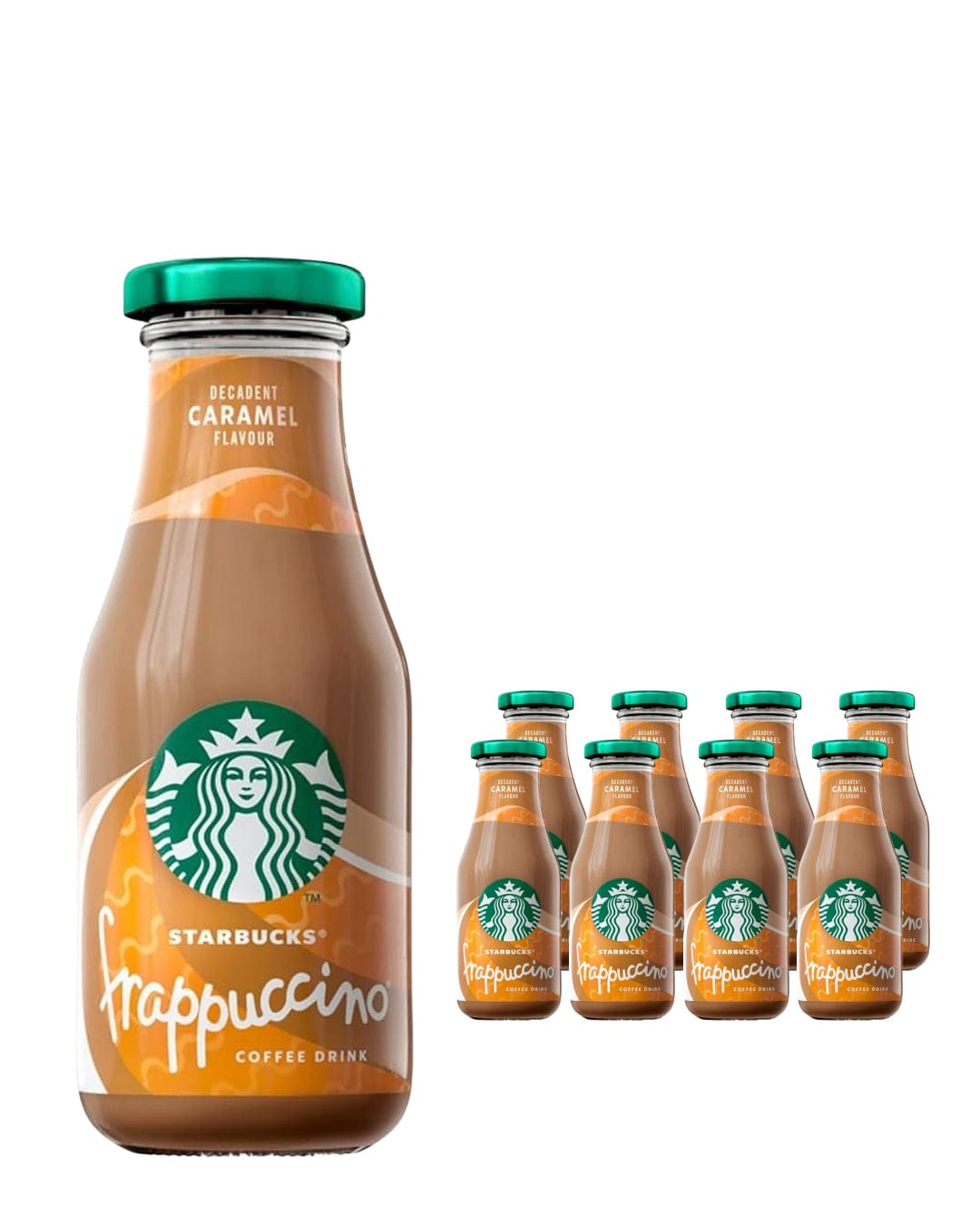 Starbucks Frappuccino Caramel Flavoured Milk Glass Bottle Iced Coffee ...