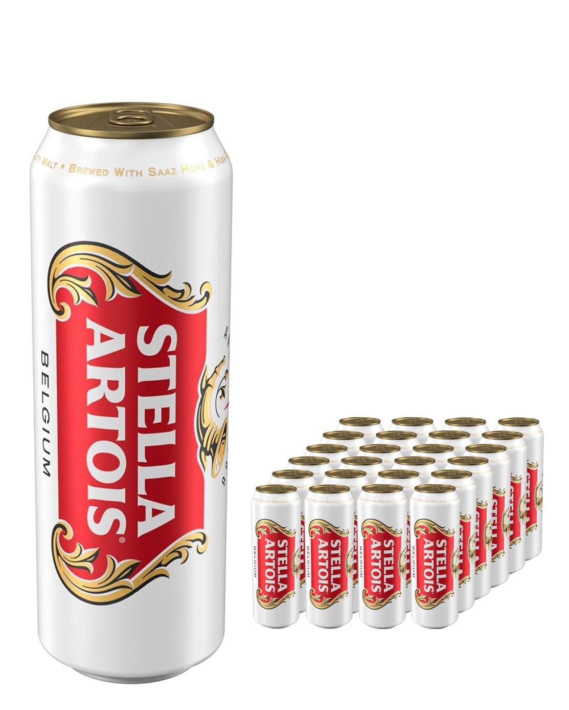 Stella Artois Premium Lager Beer Multipack, 24 x 568 ml
