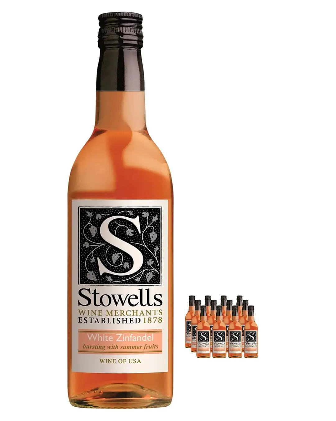 Stowells White Zinfandel Rose Wine Multipack, 12 x 187 ml – The Bottle Club