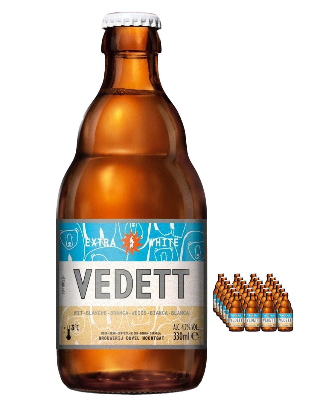 Vedett Extra White Multipack, 24 x 330 ml – The Bottle Club